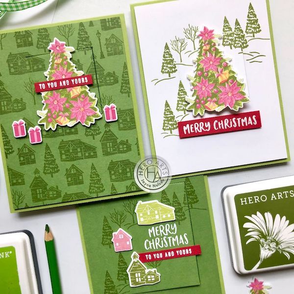 Peek-a-Boo Christmas Cards – Hero Arts