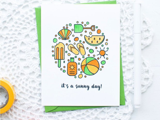 Video: Summer Beach Card using Copic Coloring | Hero Arts