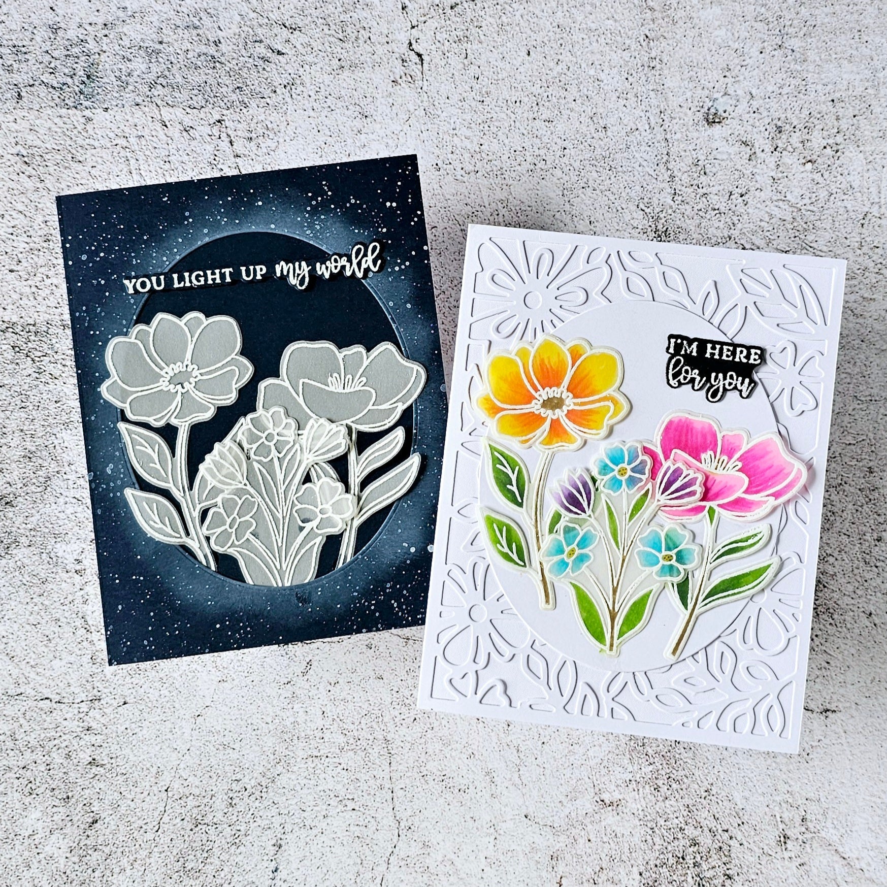 VIDEO: One Stamp Set, Two Different Looks – Hero Arts