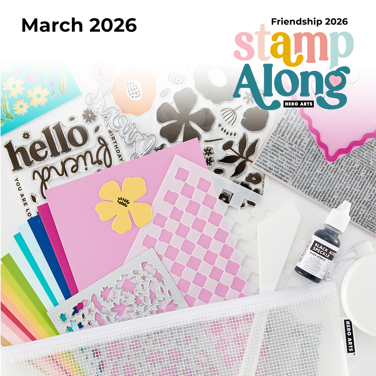 Friendship Stamp Along 2026 Registration Now Open! – Hero Arts