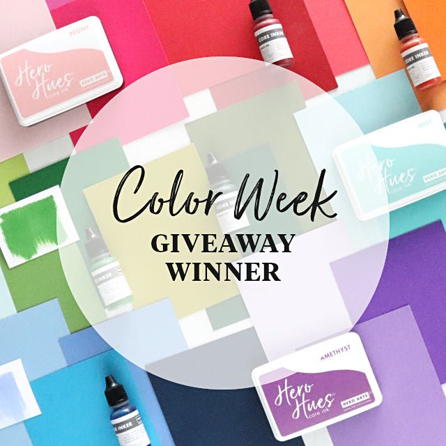 Color Week Giveaway Winner – Hero Arts