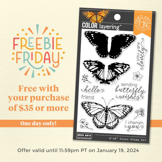 Freebie Friday: Today Only, Get a FREE Stamp Set! – Hero Arts
