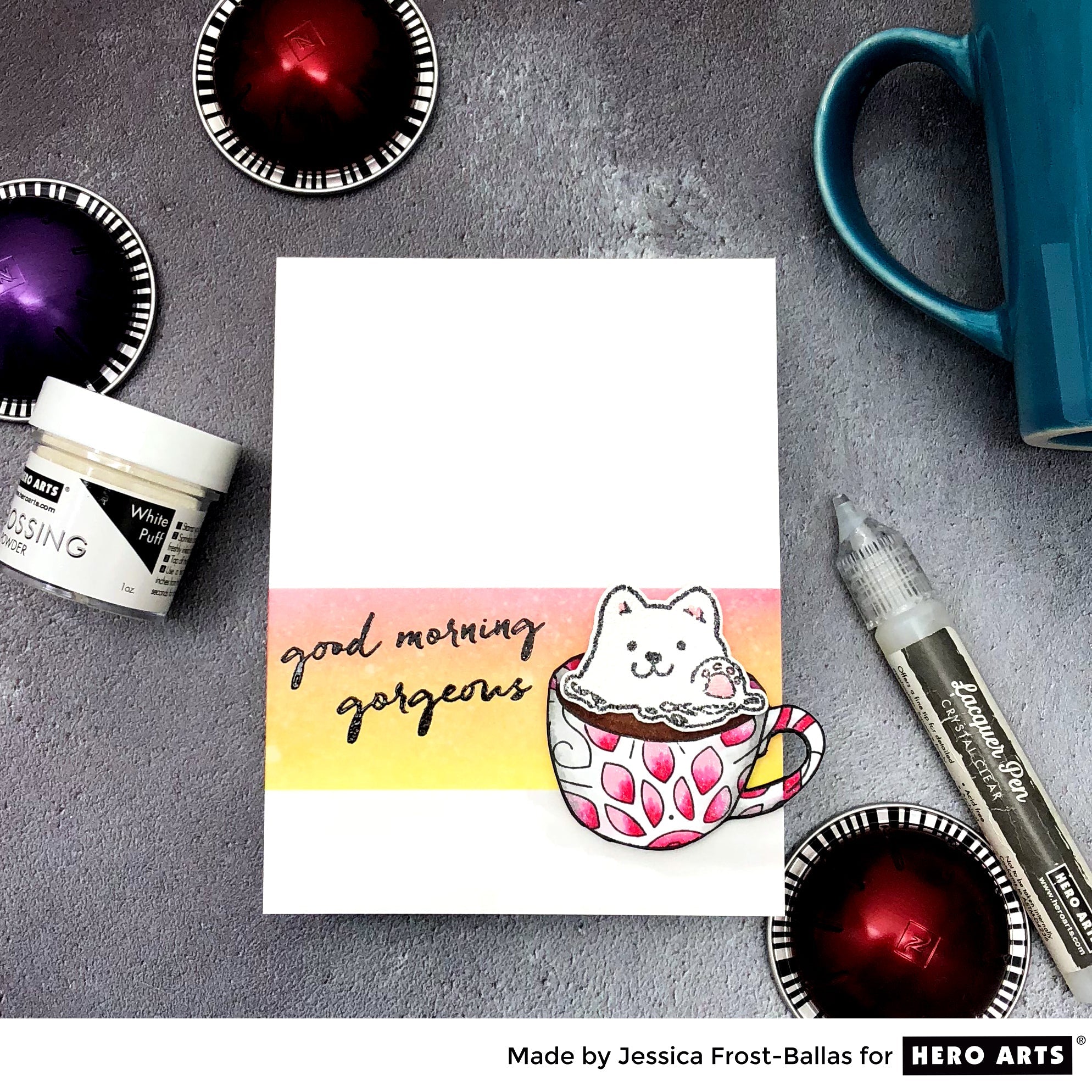 Layered Heat Embossing – Hero Arts