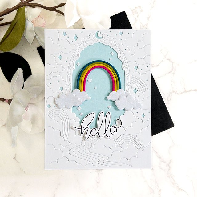 Rainbow Hello – Hero Arts