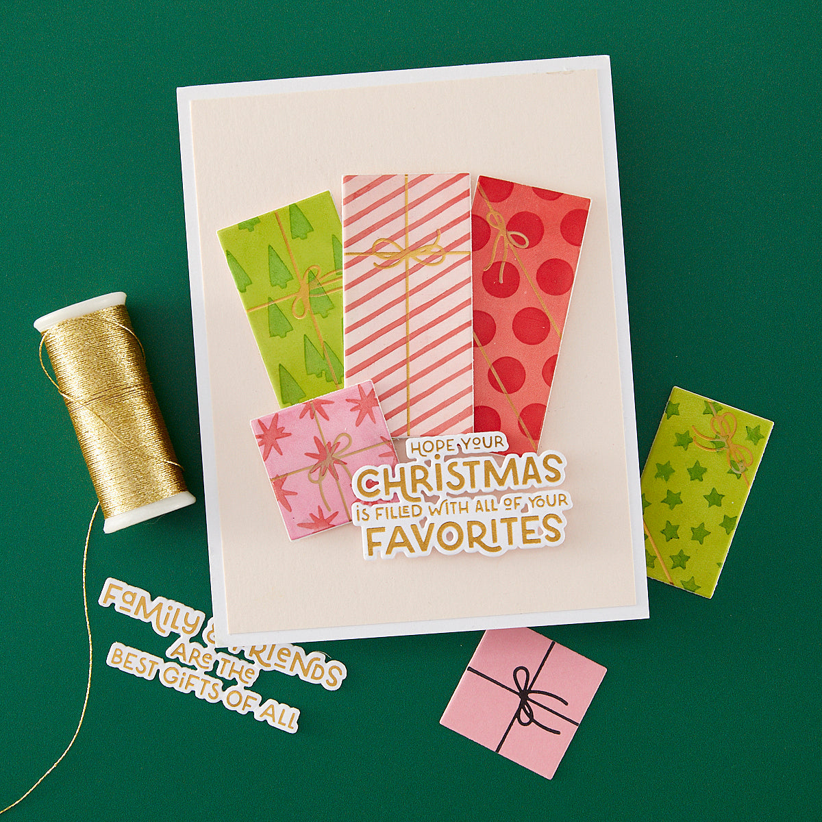 Hero Arts Here for the Presents Letterpress + Foil & Cut from the Best ...