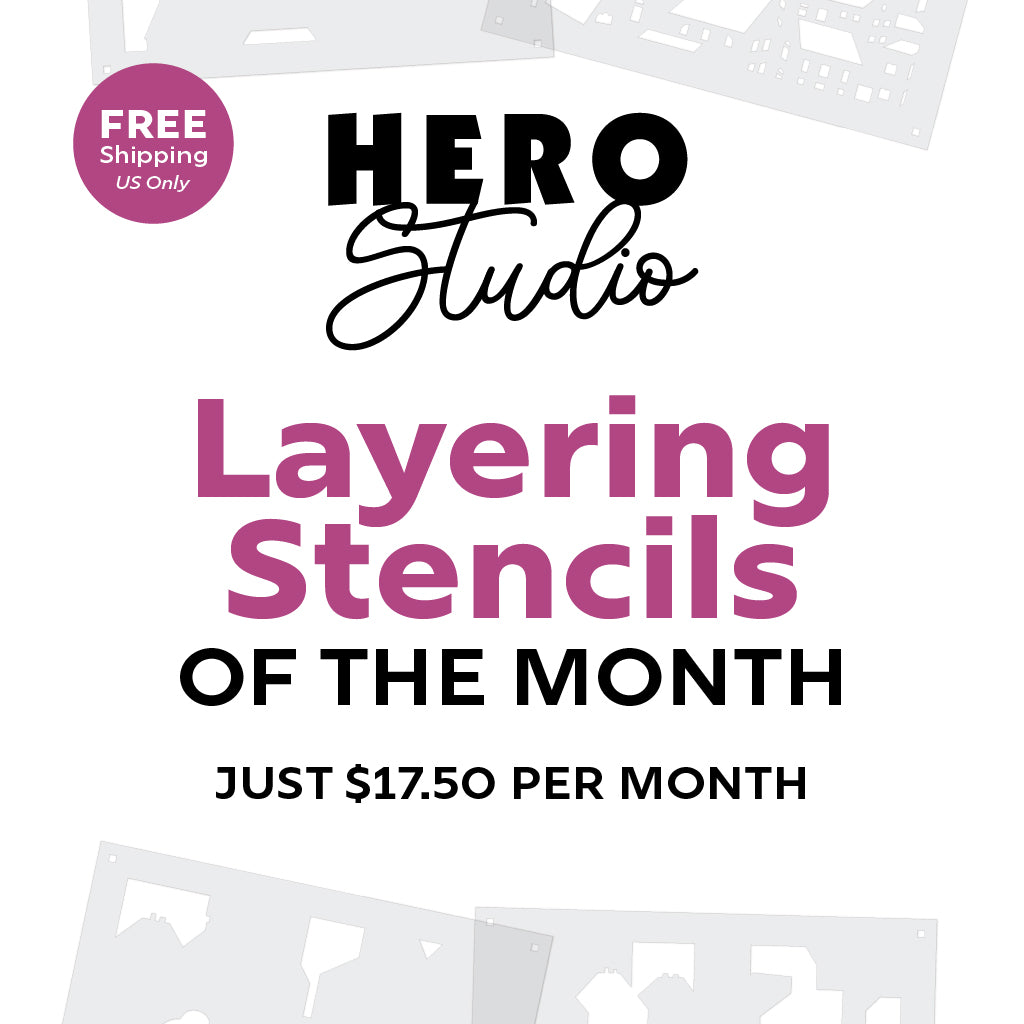 Hero Studio Layering Stencils of the Month Subscription – Hero Arts