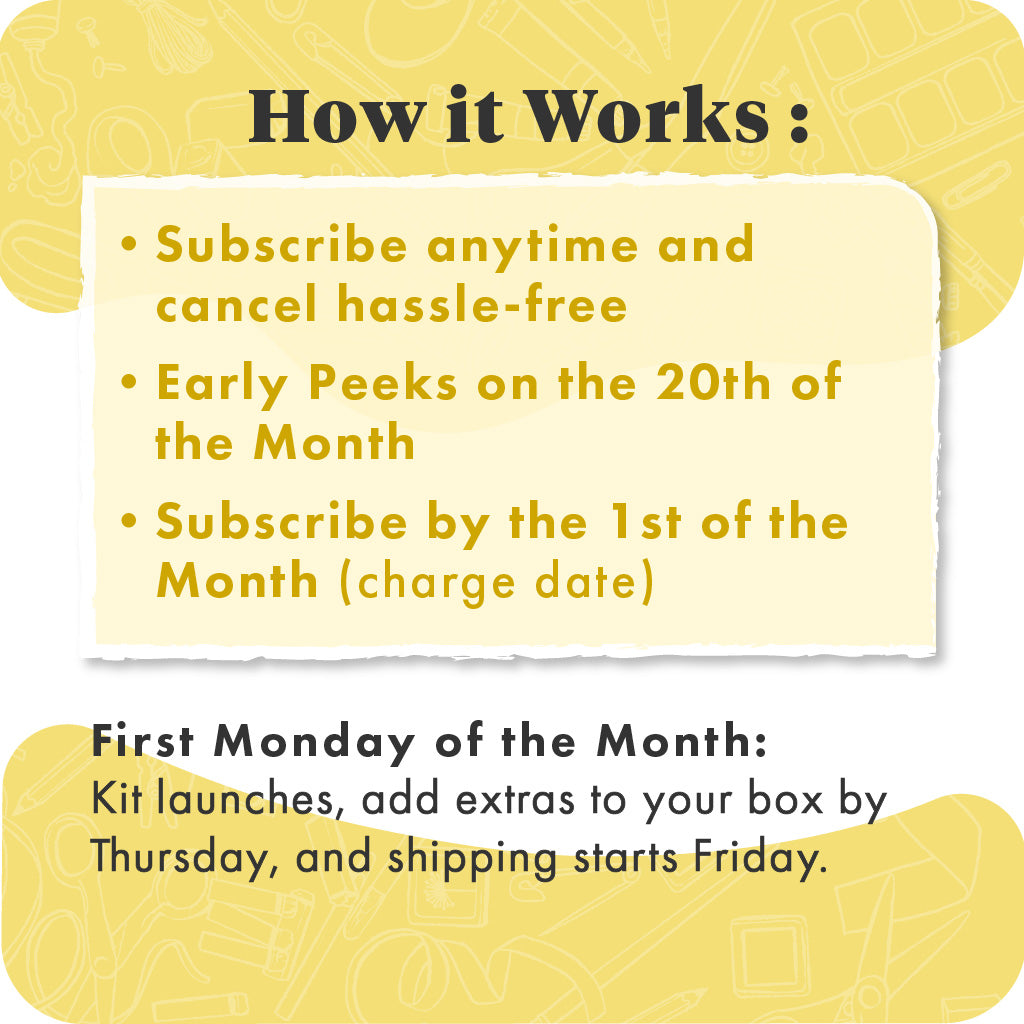 Hero Studio Layering Stencil of the Month Subscription | Hero Arts