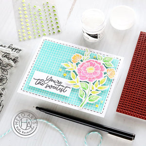 CG897 Burlap Bold Prints | Hero Arts