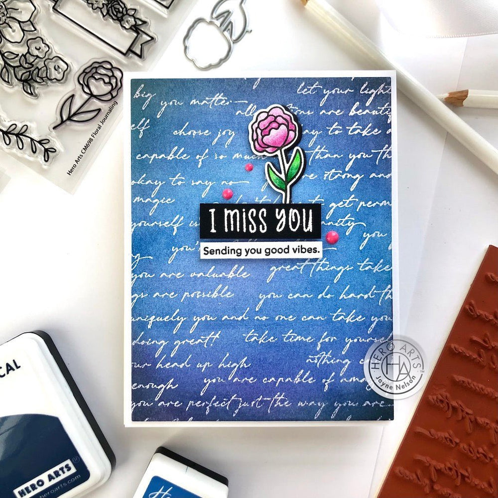 CG911 Positive Script Bold Prints | Hero Arts