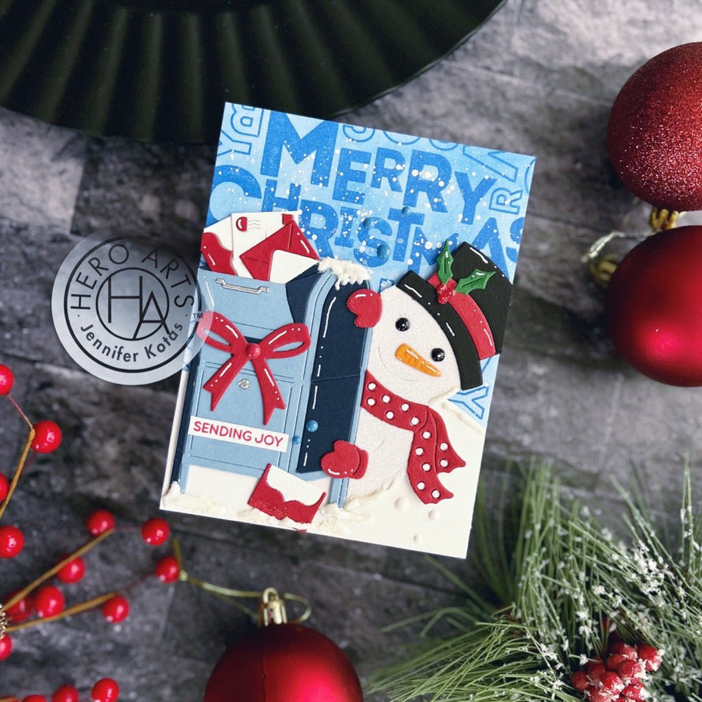 CG921 Merry Christmas Letter Bold Prints | Hero Arts