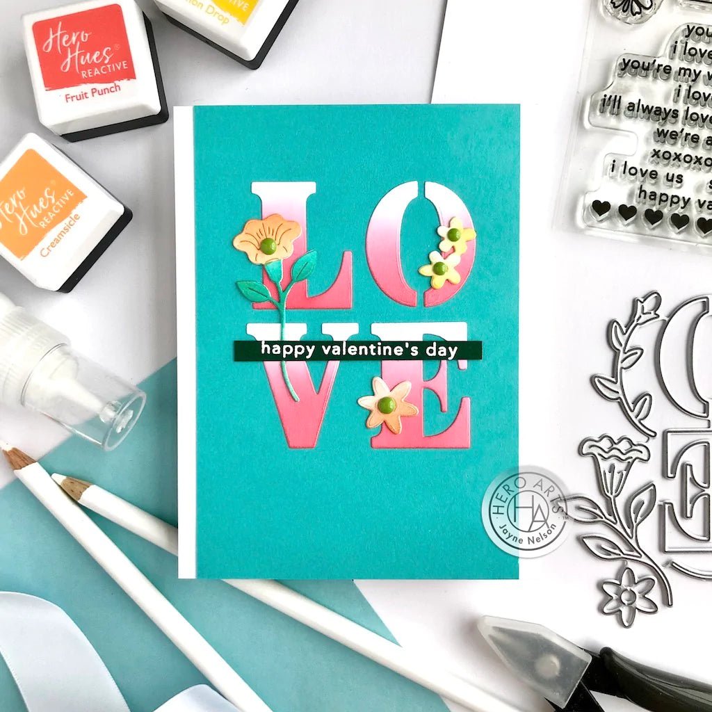 CM684 Loving Sentiment Strips | Hero Arts