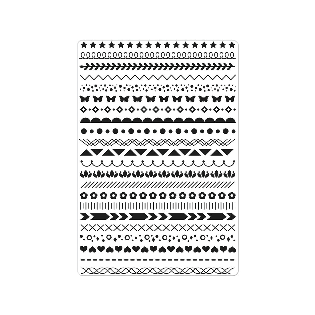 Decorative Strips Clear Stamp Set – Hero Arts