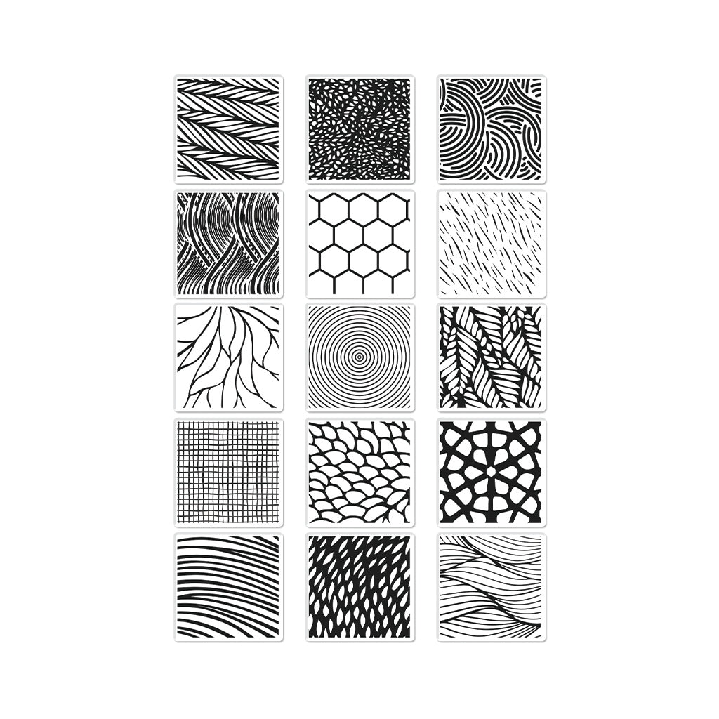 Texture Blocks Clear Stamp Set – Hero Arts