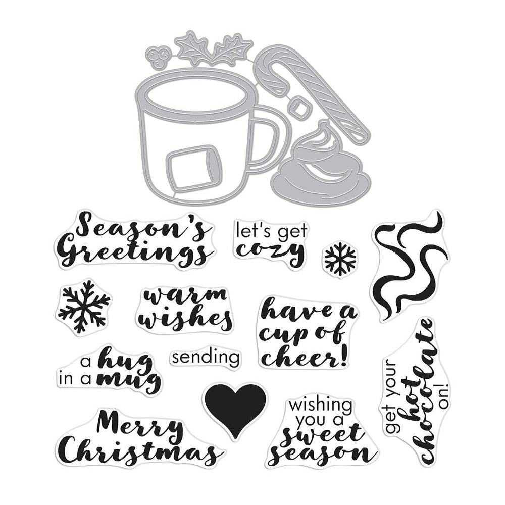 DC294 Hug in a Mug Stamp & Cut XL | Hero Arts