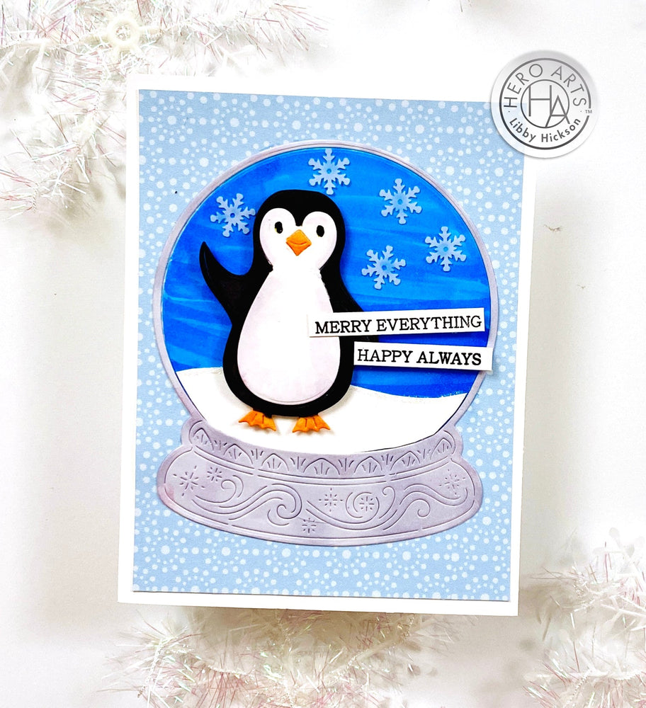 DF094 Snow Globe Window Fancy Die (D) | Hero Arts