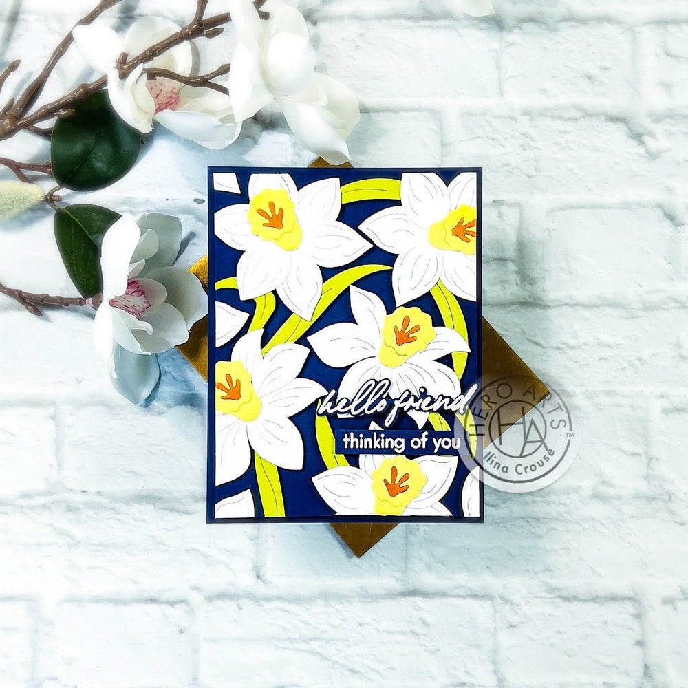 DF110 Daffodil Fancy Dies (E) | Hero Arts