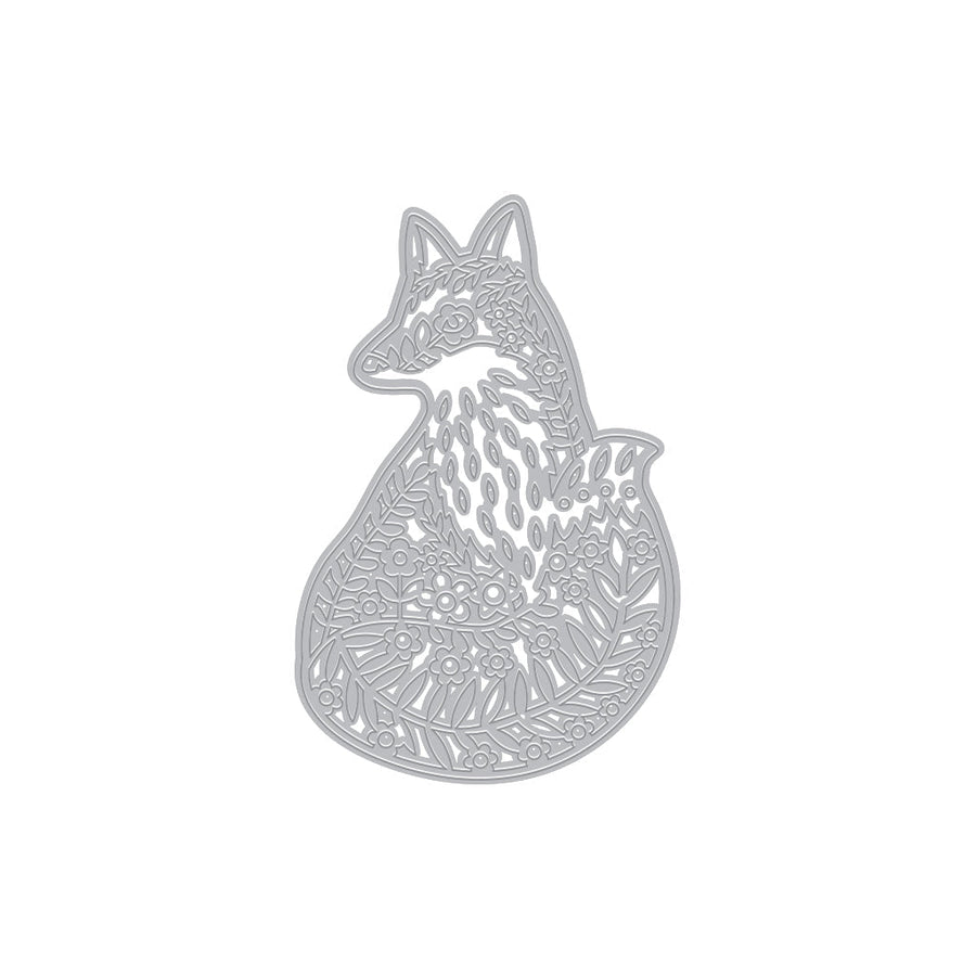 DF198 Folk Fox Fancy Die (D) – Hero Arts