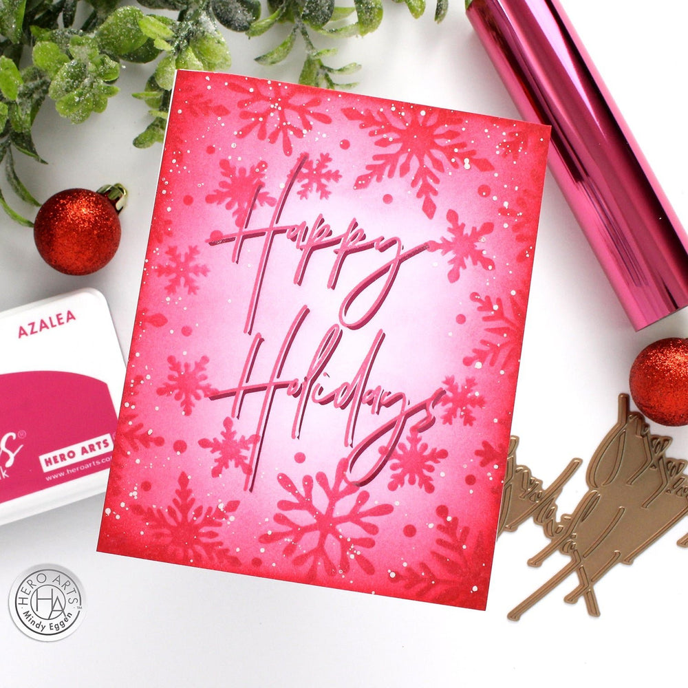 HC103 Happy Holidays Foil & Cut | Hero Arts