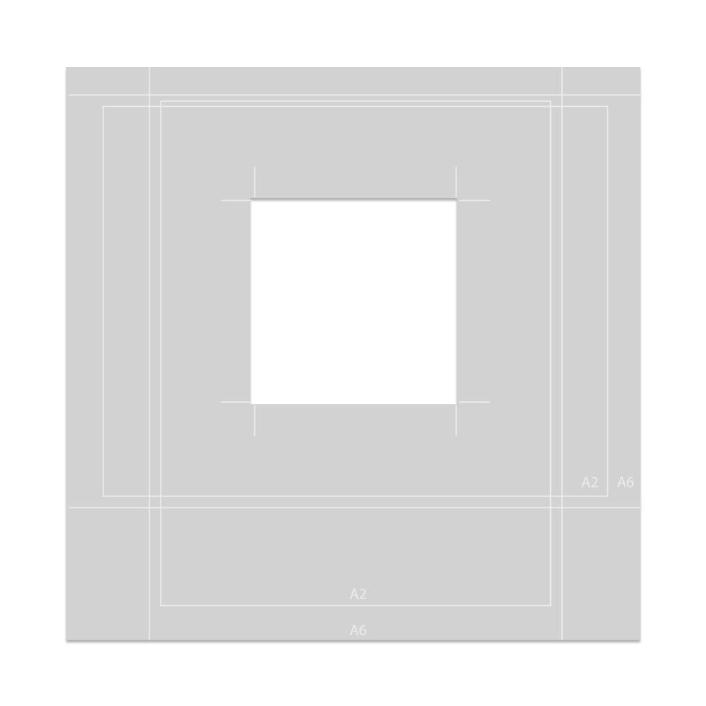 Alignment Tool A2 & A6 Stencil – Hero Arts