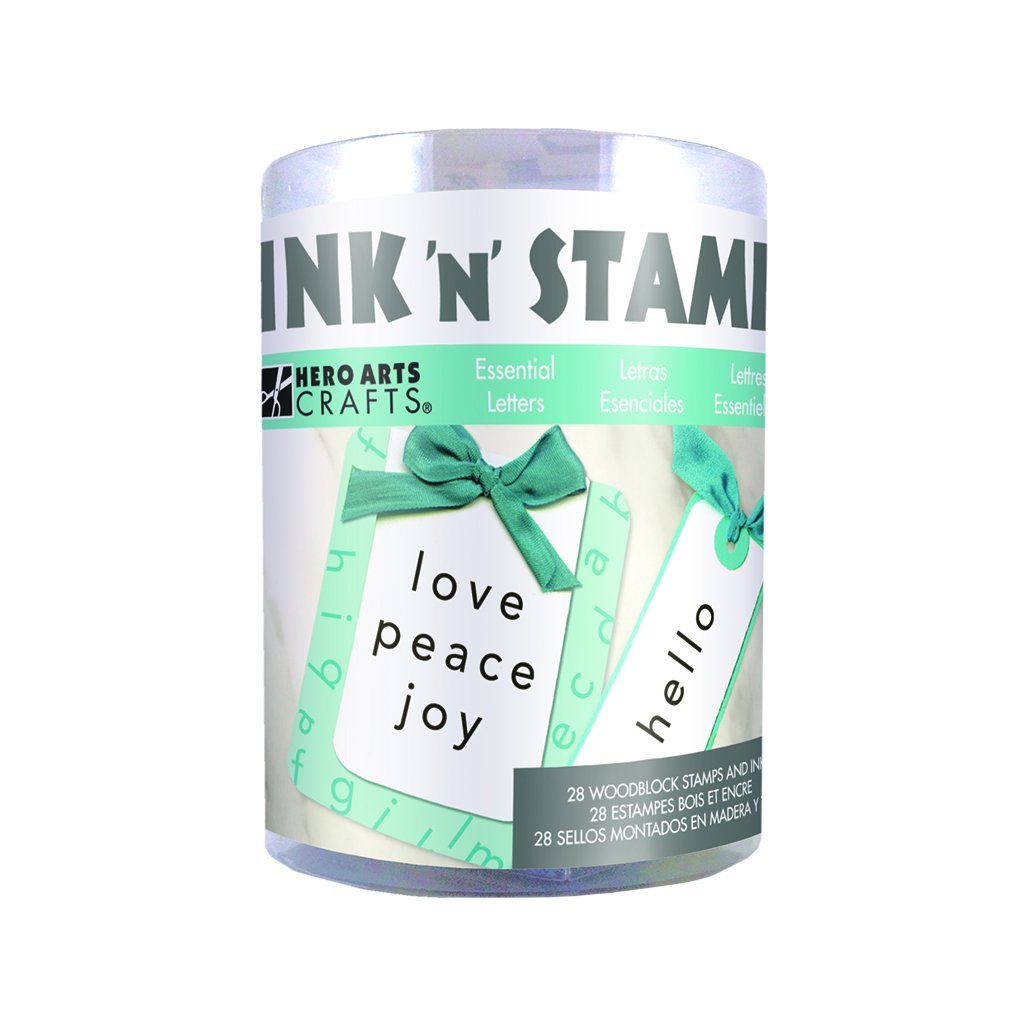 LP484 Essential Letters Ink 'n' Stamp | Hero Arts