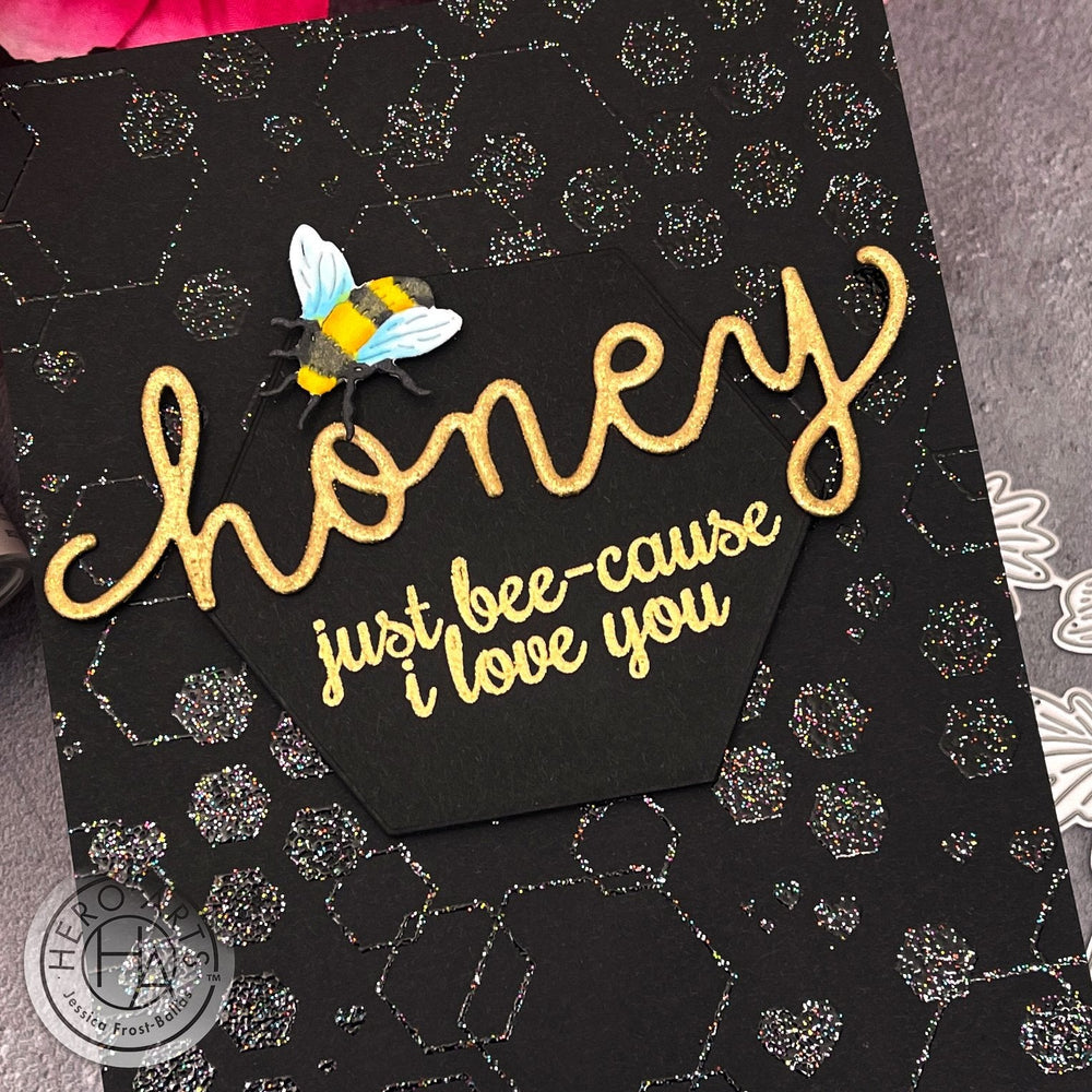 PS323 Hero Hues Premium Cardstock Pitch Black | Hero Arts