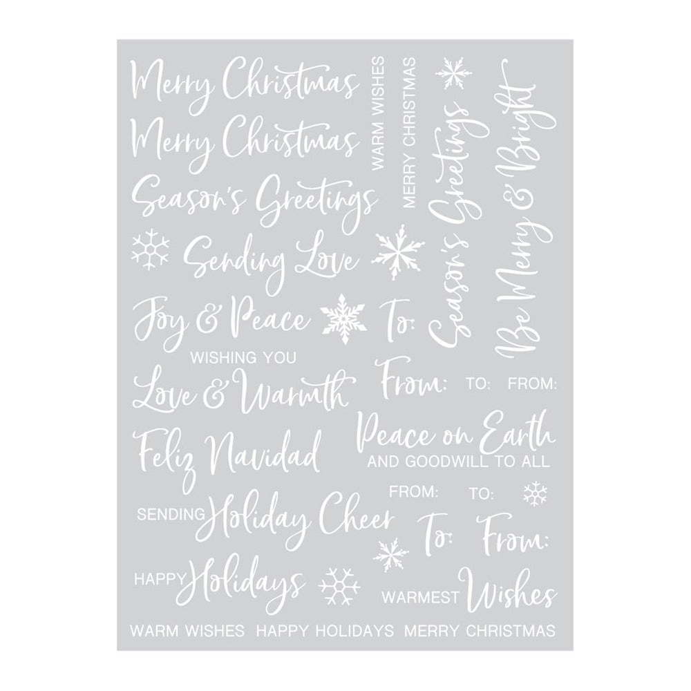 RT119 Winter Script Messages Hero Transfers | Hero Arts