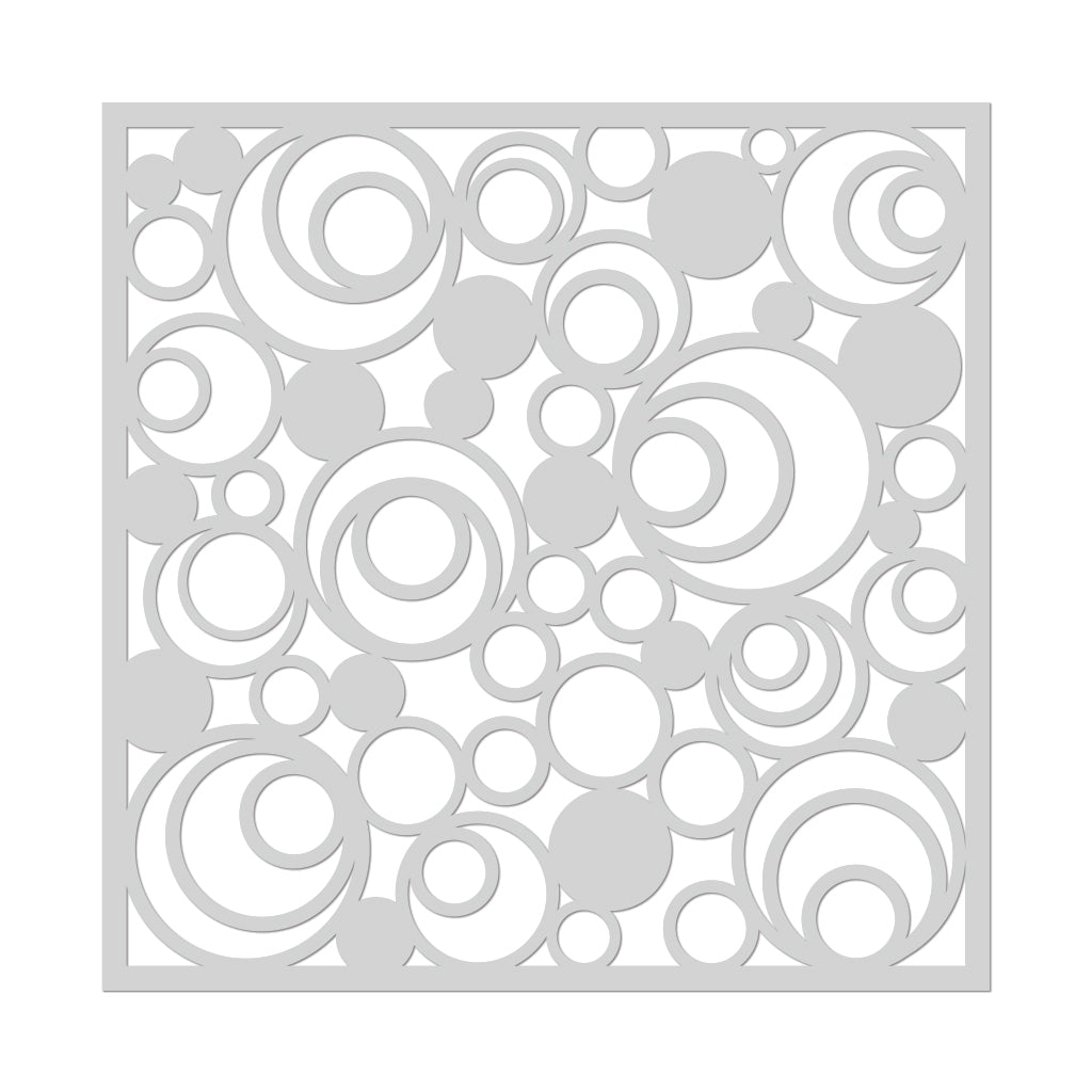 SA234 Stacked Circles Stencil | Hero Arts