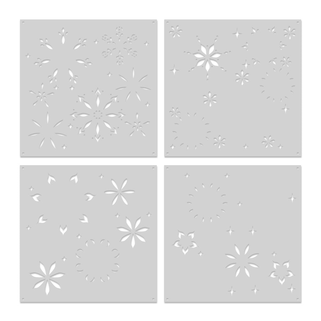 Premium Snowflake Stencil