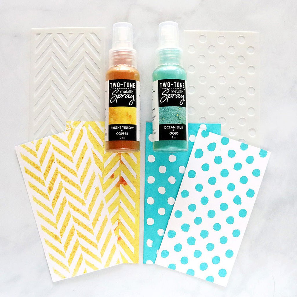 SK107 How to Use Metallic Sprays Technique Kit | Hero Arts